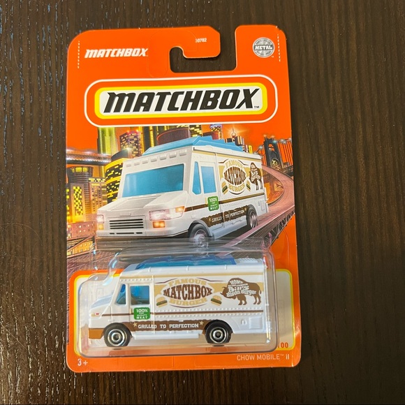Mattel | Toys | Matchbox White Famous Matchbox Burger Chow Mobile Ii ...